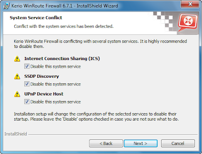 WeB LoG'S JuUiER: เกี่ยวกับการติดตั้ง Kerio Winroute Firewall