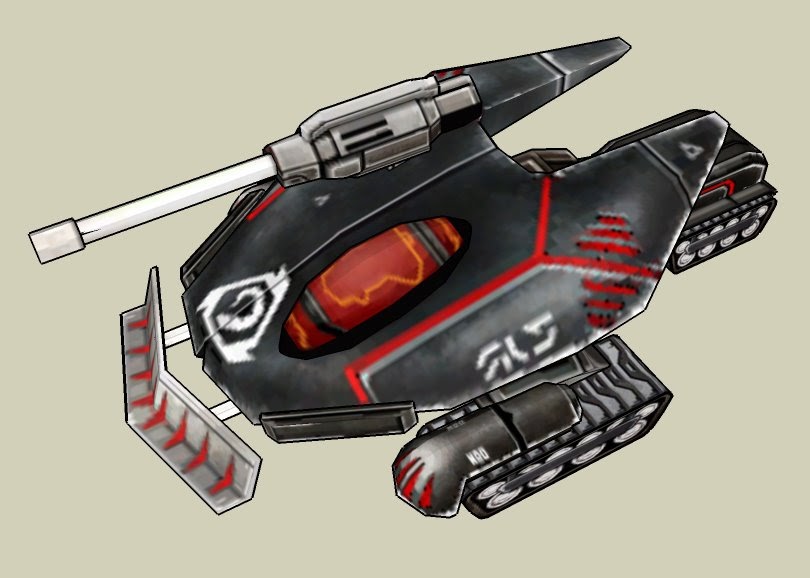 Command and Conquer Papercrafts: C&C3: NOD Scorpion Tank