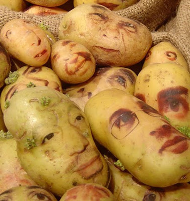 Tattoo and way of life: Creepy Potato Portraits