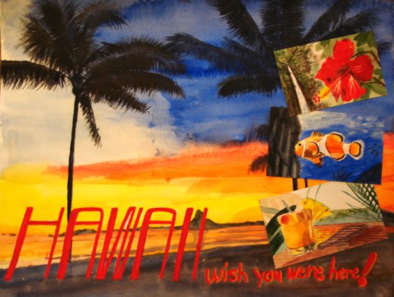 Dan's Artwork: Hawaii Postcard