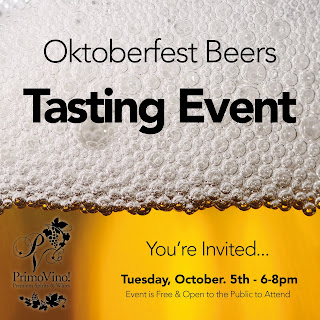 SEMO Craft Beer: Primo Vino! Craft Beer List for Oct 5th Tasting