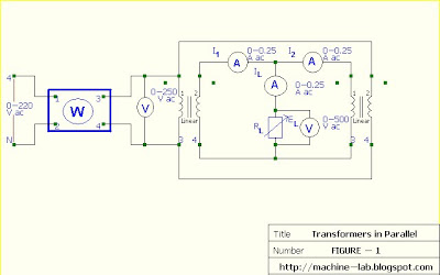 Energy Conversion Lab Experiment: Transformers in Parallel