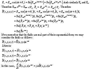 Field and Wave Electromagnetics: Maxwell's Equations in Phasor Form