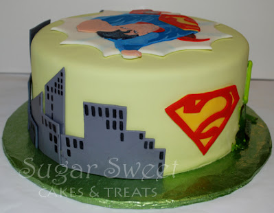 Sugar Sweet Cakes and Treats: Superman Kryptonite Cake (and Sugar Glass ...