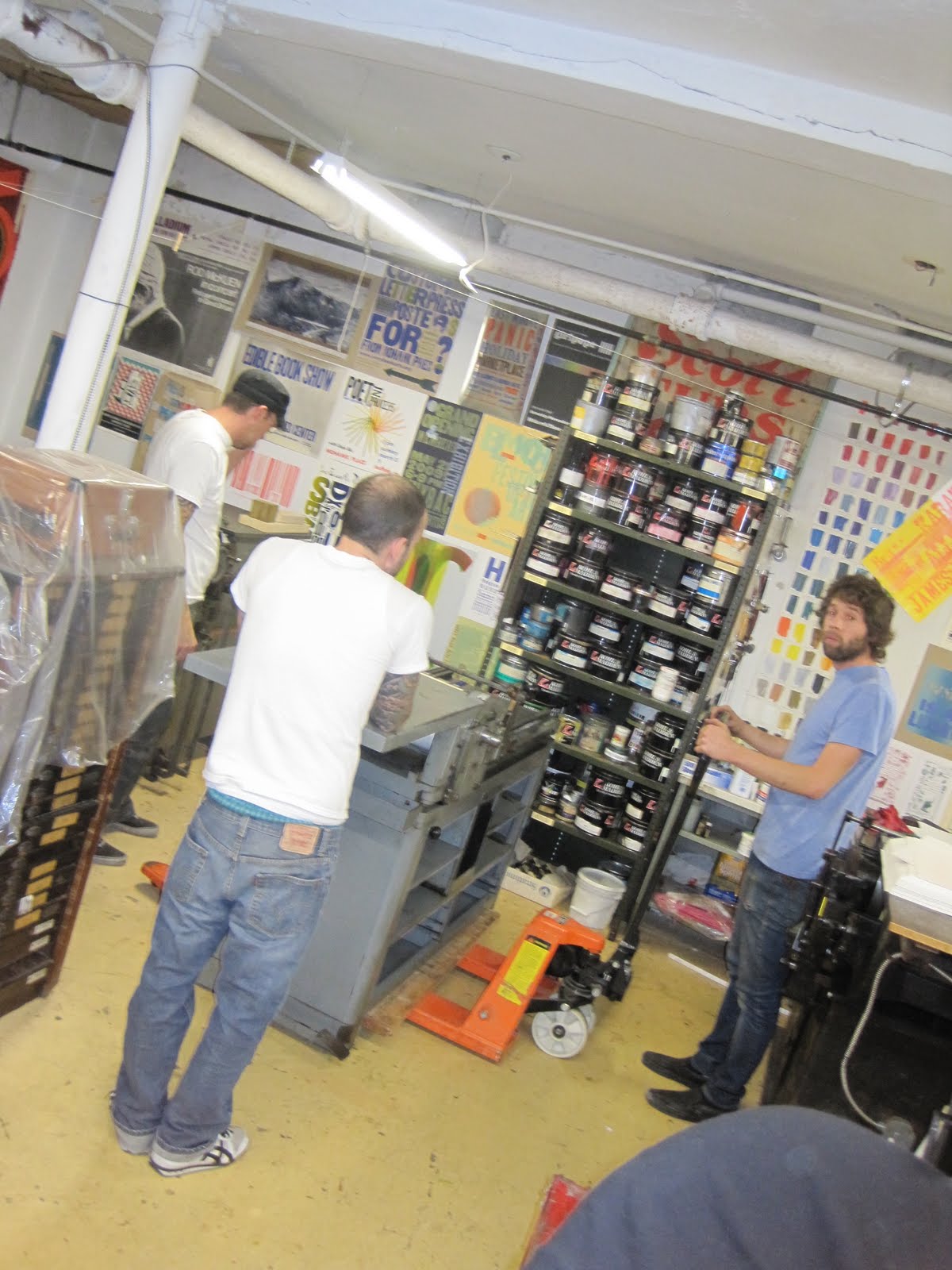 Western New York Book Arts: Our New Baby: The Vandercook 4