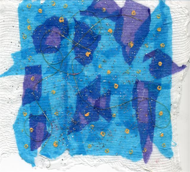 The Raven's Whim: A few piece of paper cloth I made yesterday.