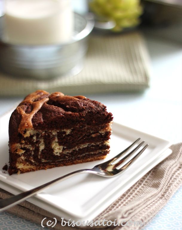 Rich Marble Chocolate Cake - Bisous À Toi
