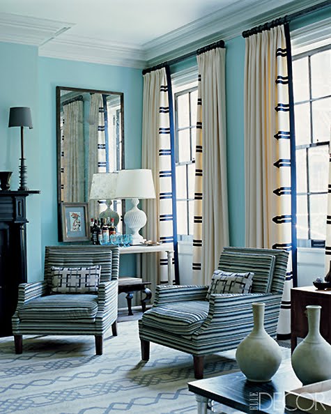 belle maison: Window Treatment Ideas: Side Panels