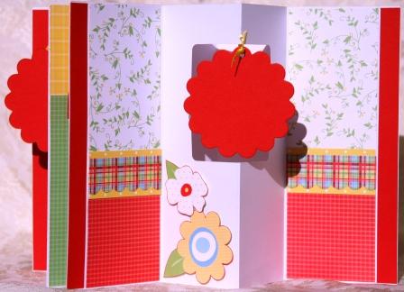 Raspberry Blossoms/PaperArt Creations Blog: Colorful Star Card