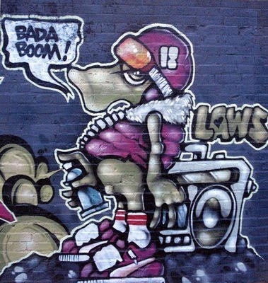 New Grafity Art Image: Graffiti wall cartoon >> boom by jack russel