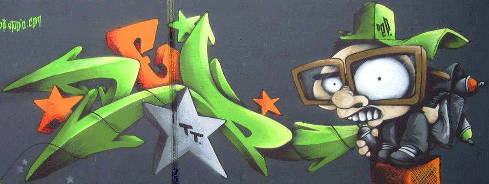 New Grafity Art Image: Graffiti character >> graffiti character with ...