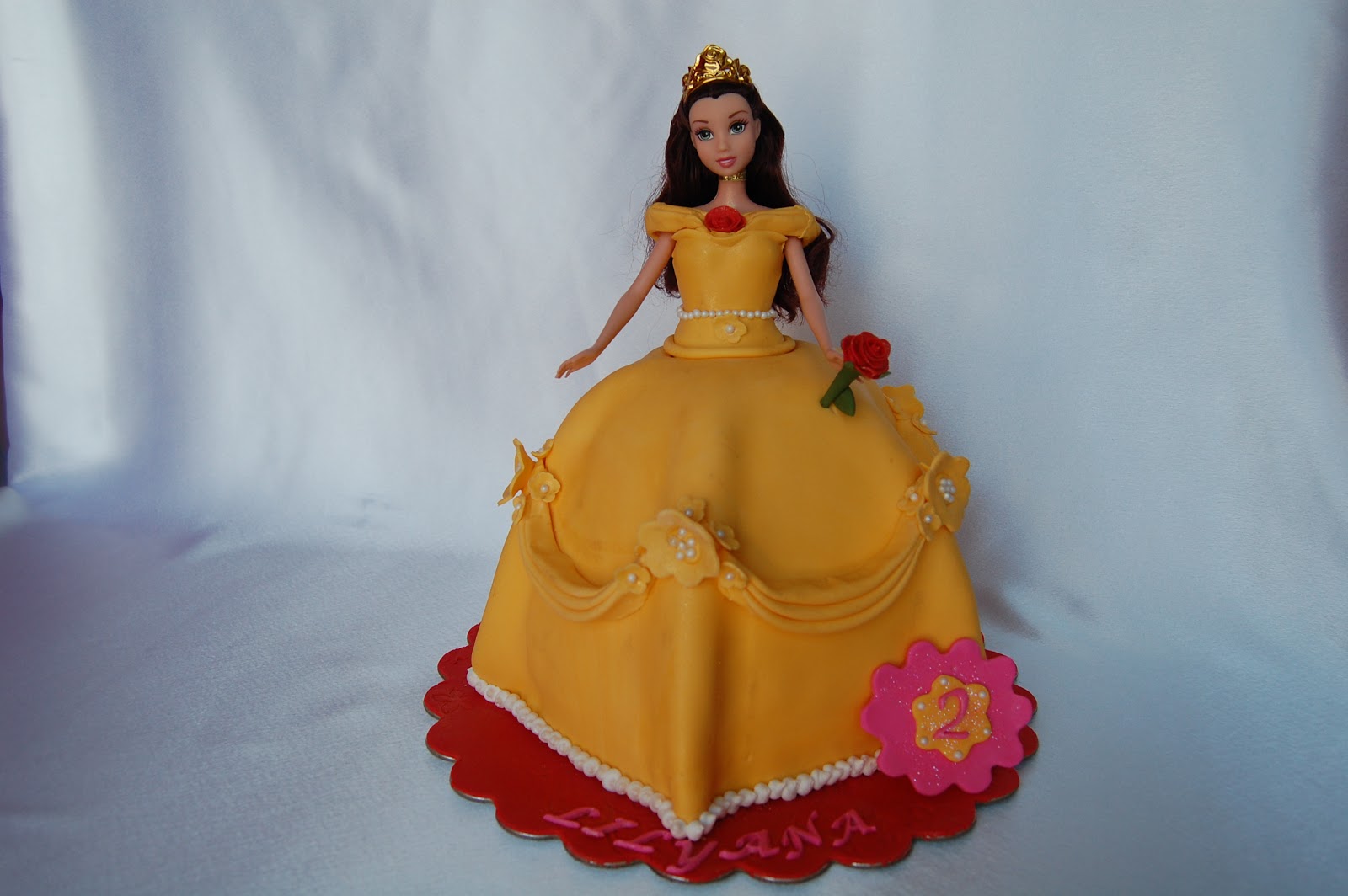 Customised Cakes By Jen Disney Princess Belle Cake