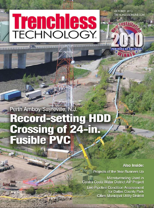 Underground Solutions, Inc. Fusible PVC® Pipe: 2010