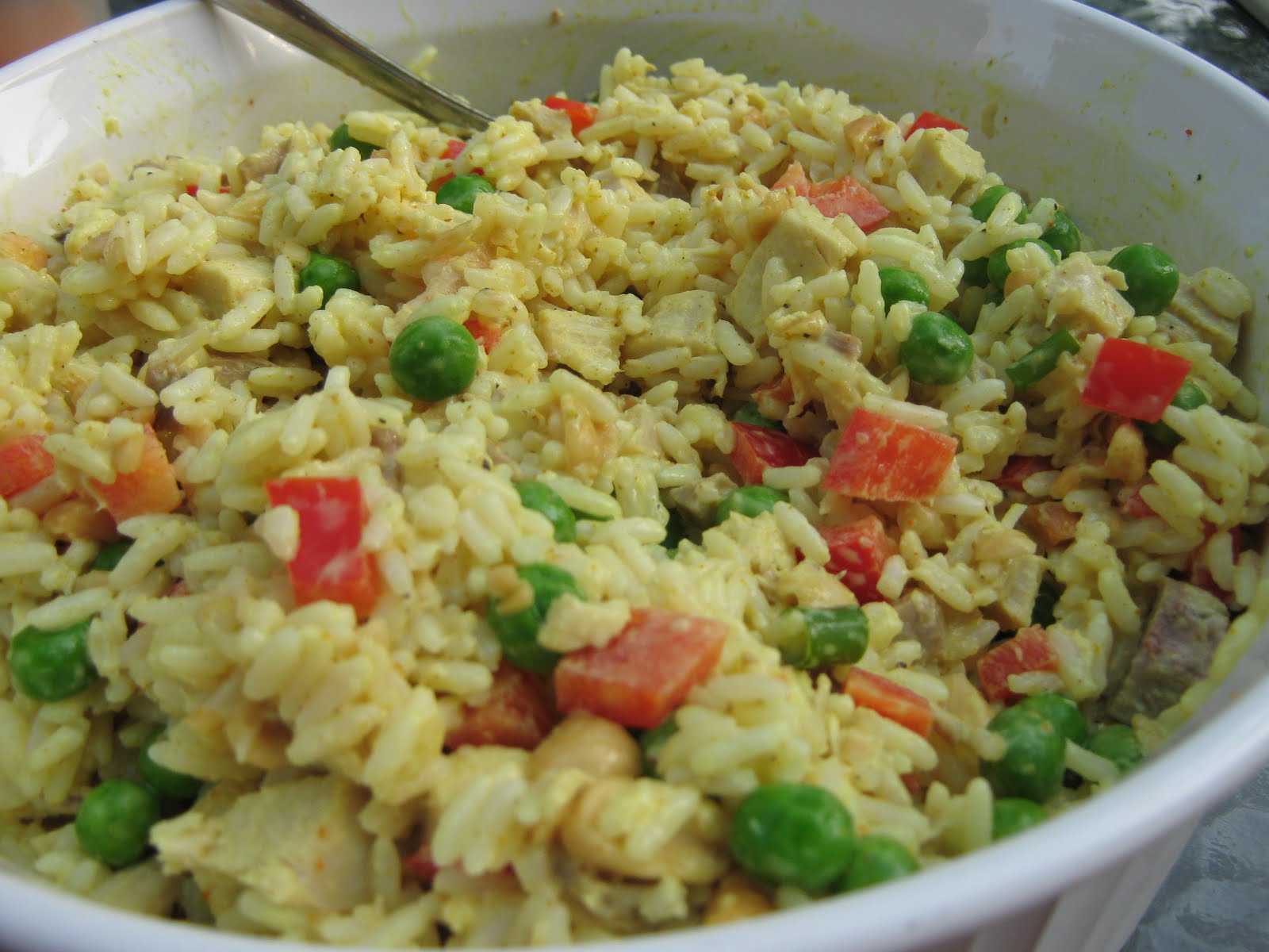 Abundance on a Dime: RECIPE: Curried Turkey & Rice Salad