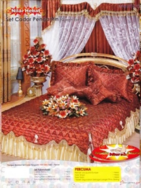 Asrieda Shoppe Online Store: Cadar Pengantin Baru (RM 345.00)