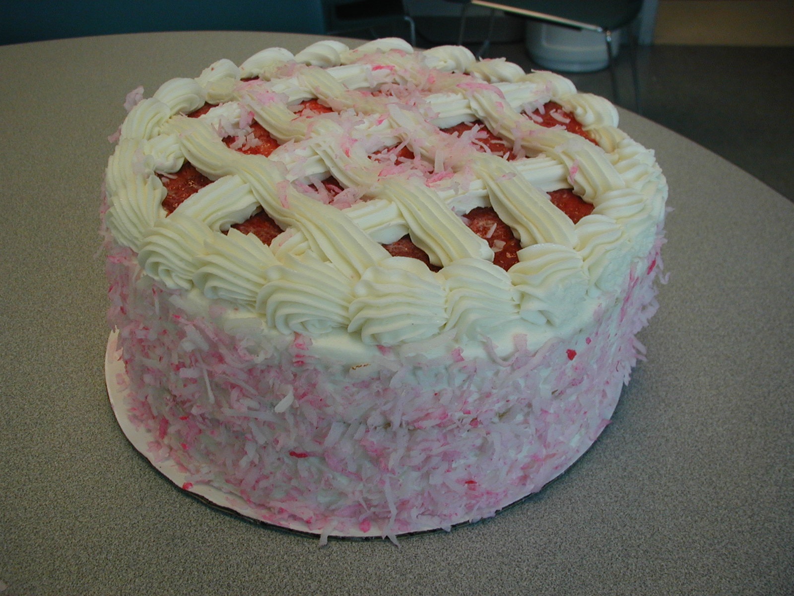 Cake Hour Cackle: Raspberry and Hot Pink Coconut Cake