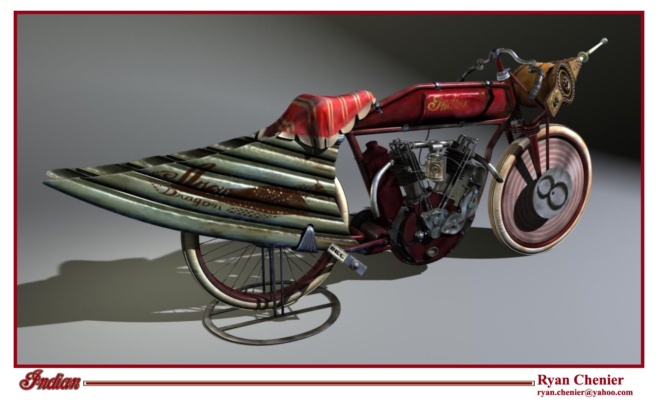 Portfolio of Ryan Chenier: Indian Board Track Racer