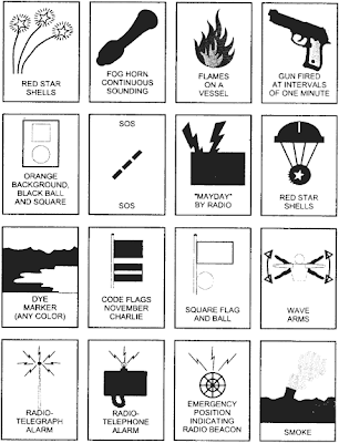 THROUGH THE WAVES: Nautical Studies - Distress Signals