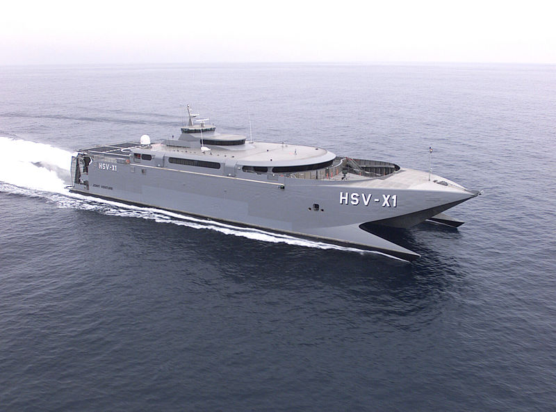 THROUGH THE WAVES: HSV - high speed military sealift capability
