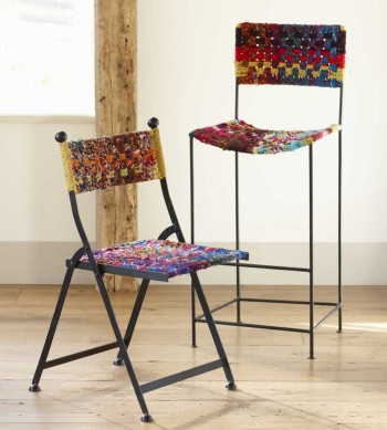 White Canvas Designs: Chindi Chair & Barstool