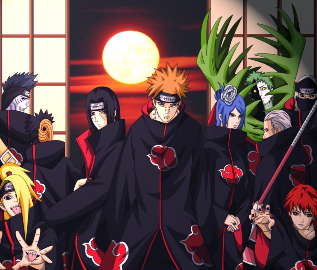 naruto anime wallpapers: akatsuki team