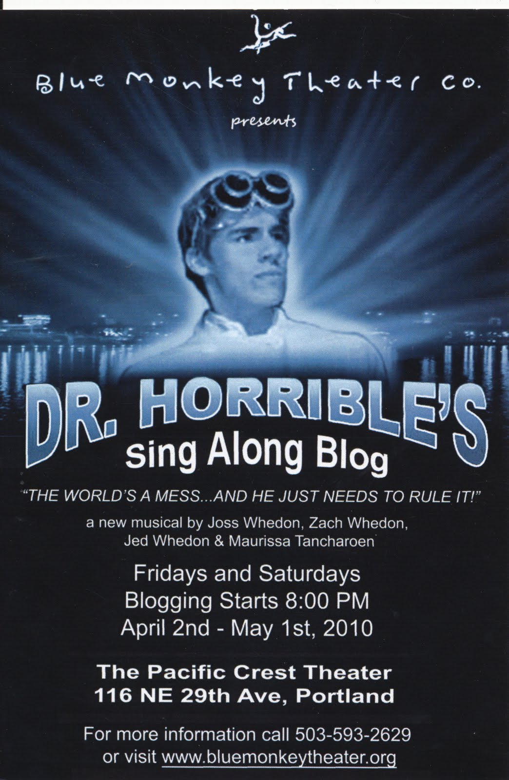 The Daily Postcard: Dr. Horrible's Sing Along Blog