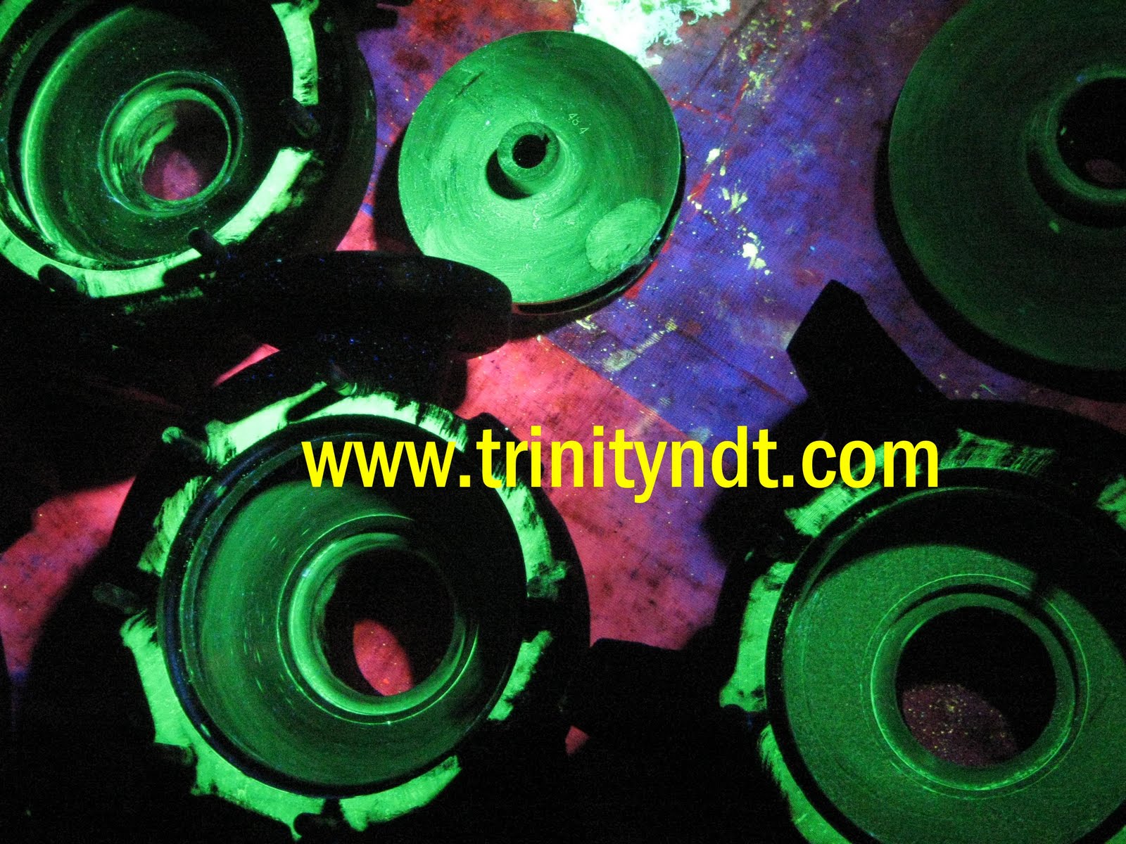 NDT Training: Nuclear Power Plant pump castings DPTesting/crack ...