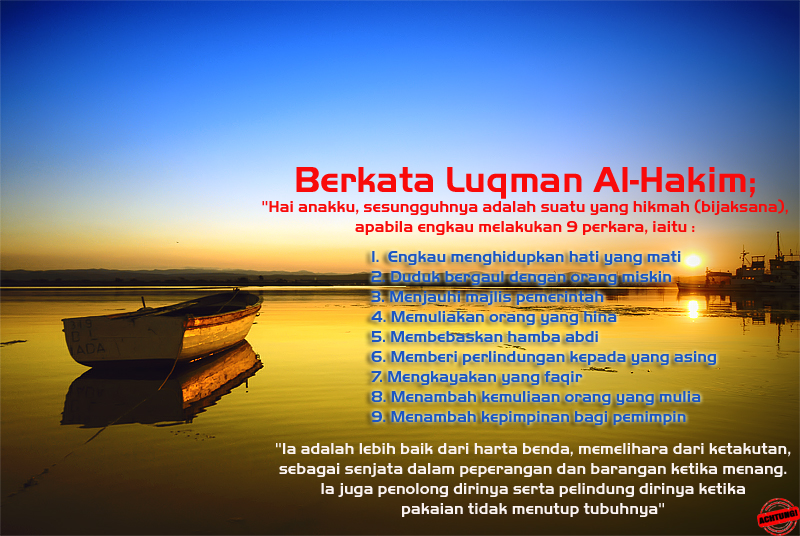 ACHTUNG!: Dari Luqman Al-Hakim