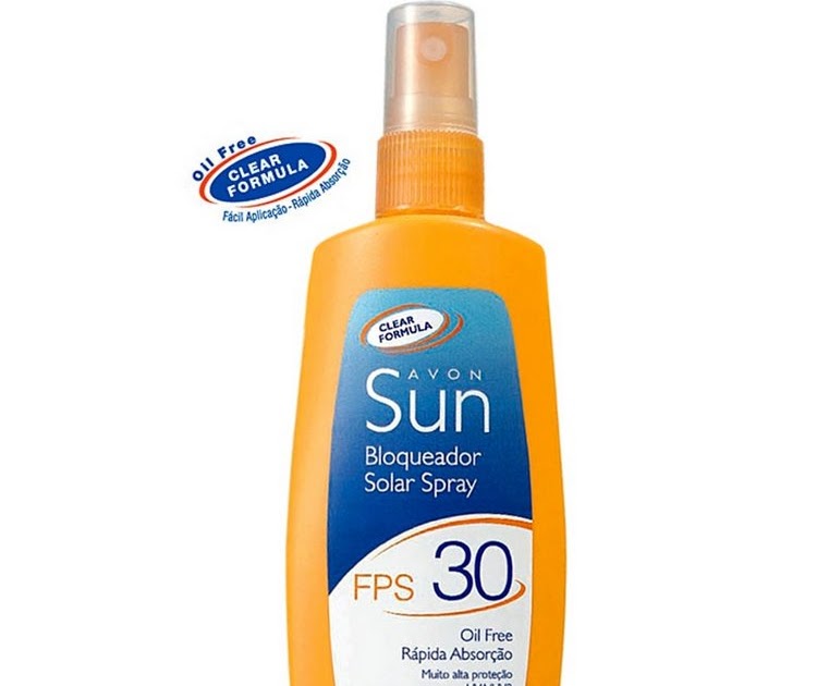 Avon Sun Bloqueador Solar Spray FPS 30 - Ricota Não Derrete