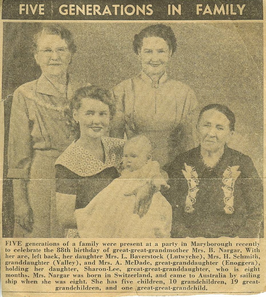 FamilyHistory4u: Five Generations