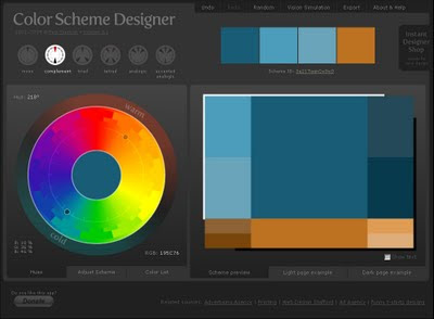 Color Scheme Designer | Roby's Blog