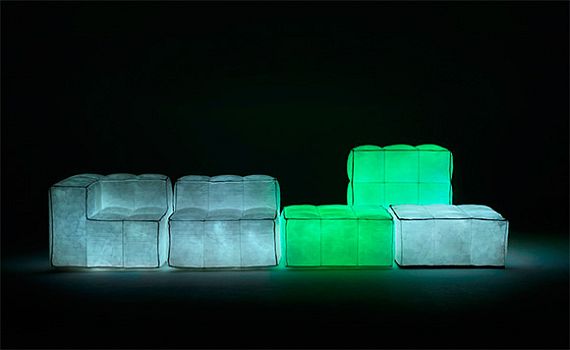 Benzzz + Rinezzzz Pte. Ltd: Glow in the dark chair