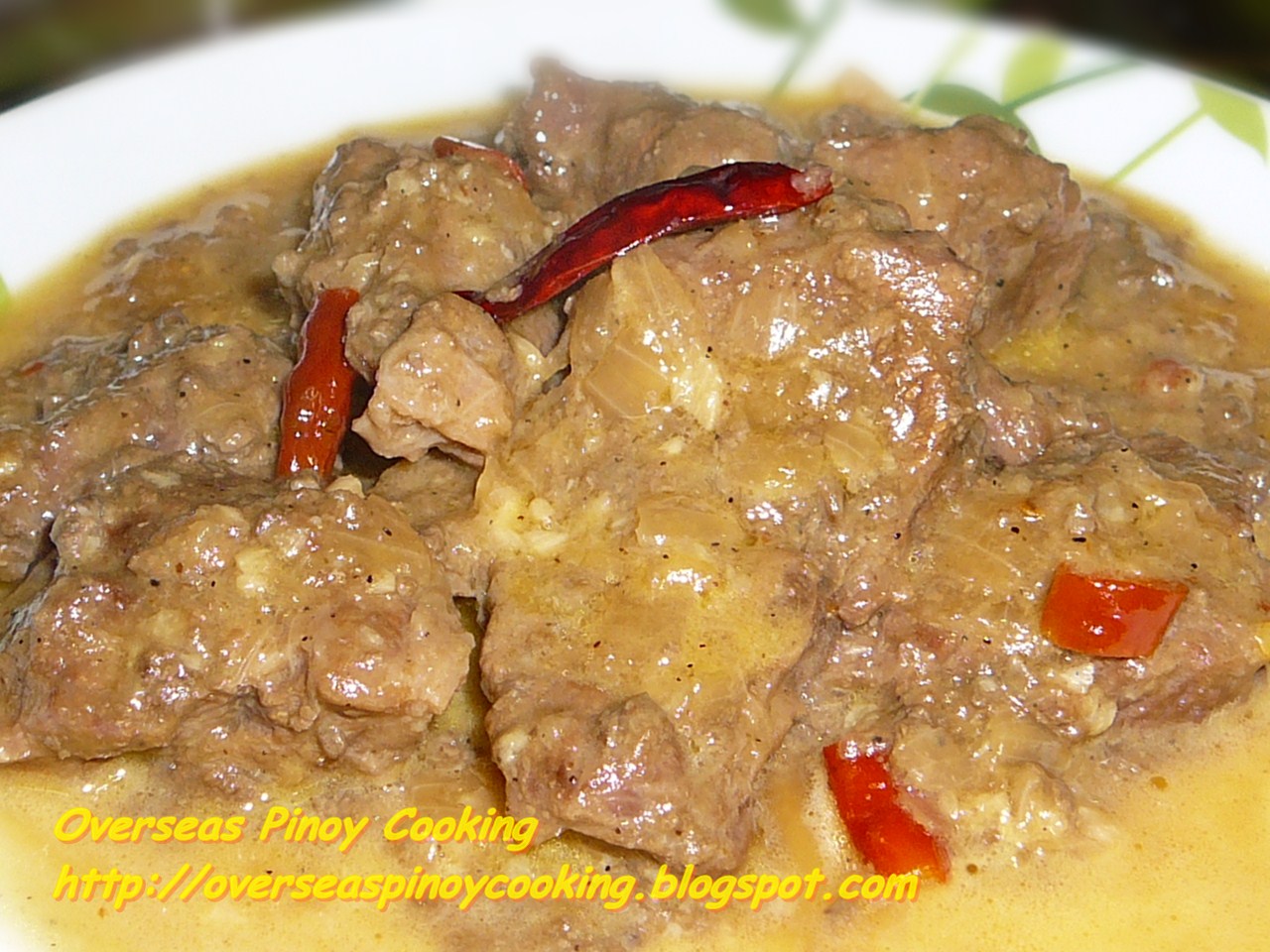 Pinoy Home Cooking and Recipes: Kalderetang Batangas