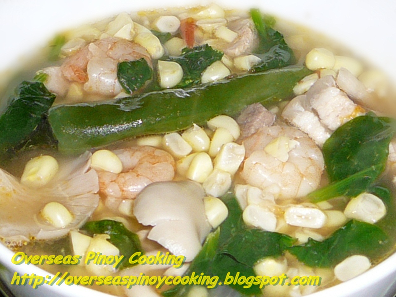 Overseas Pinoy Cooking: Ginulay na Mais, Gulay na Mais