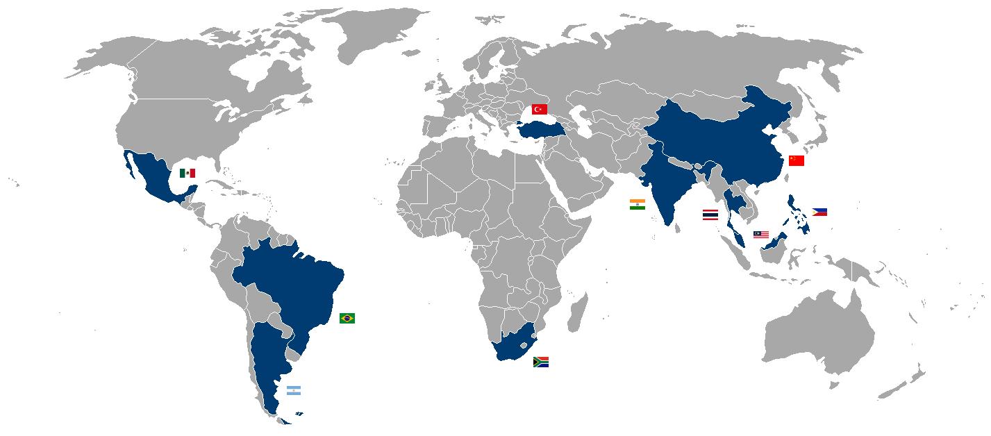 El Mundo Actual Los Países Emergentes
