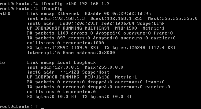 Linux Server Tutorials Ubuntu Ifconfig Static Ip