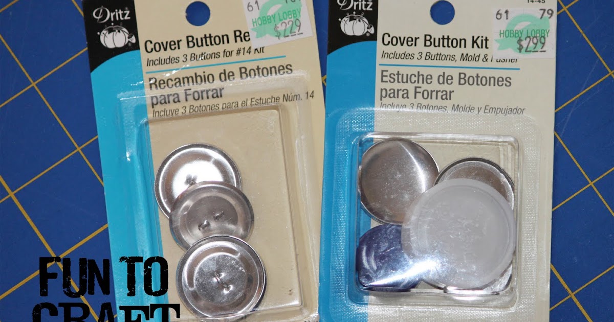It's FUN to craft!: Button, Button {Tutorial}