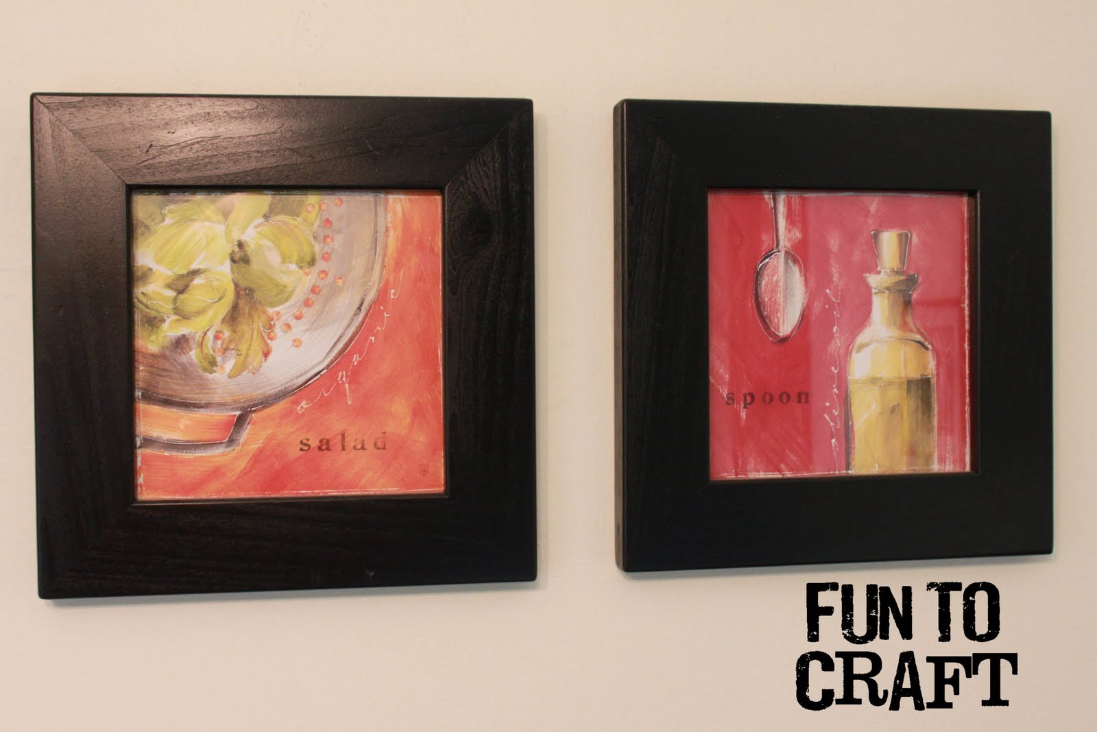 It's FUN to craft!: Kitchen Frames