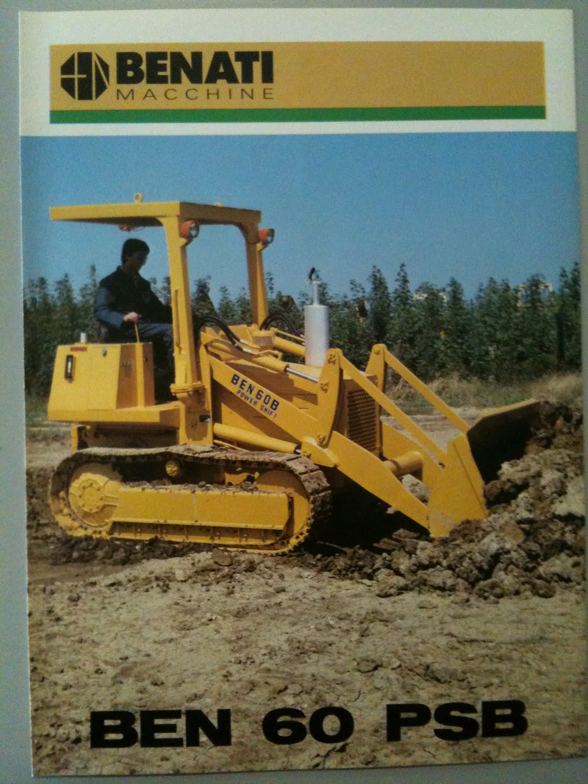 Earthmoving Machinery Sales Brochures: Benati Track Loader BEN 60 PSB #010