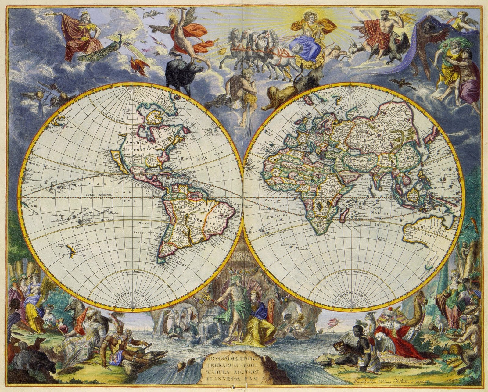 S VIKAS: World Map 17th Century