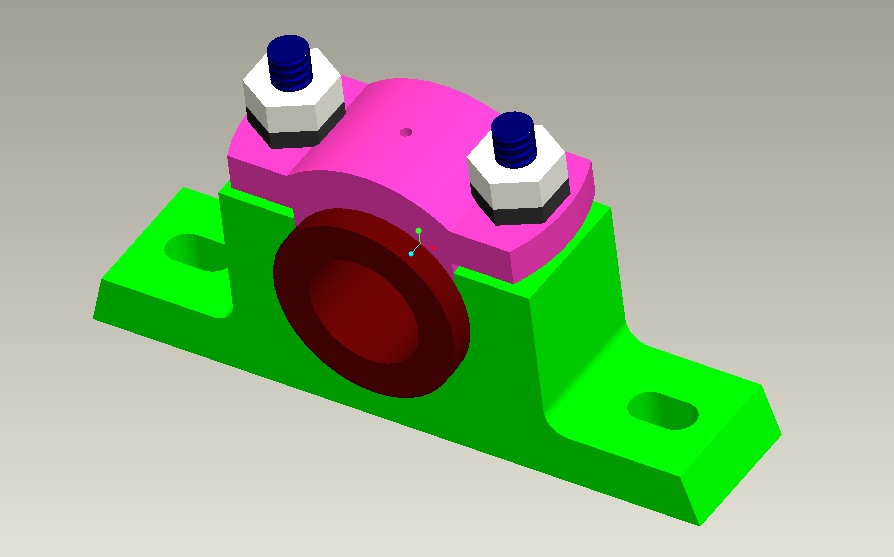 Srinivasa Ram: Pro ENGINEER Design:146 PLUMMER BLOCK ASSEMBLY