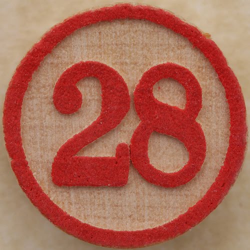 The house of Keatch: Hoje estou no número 28...