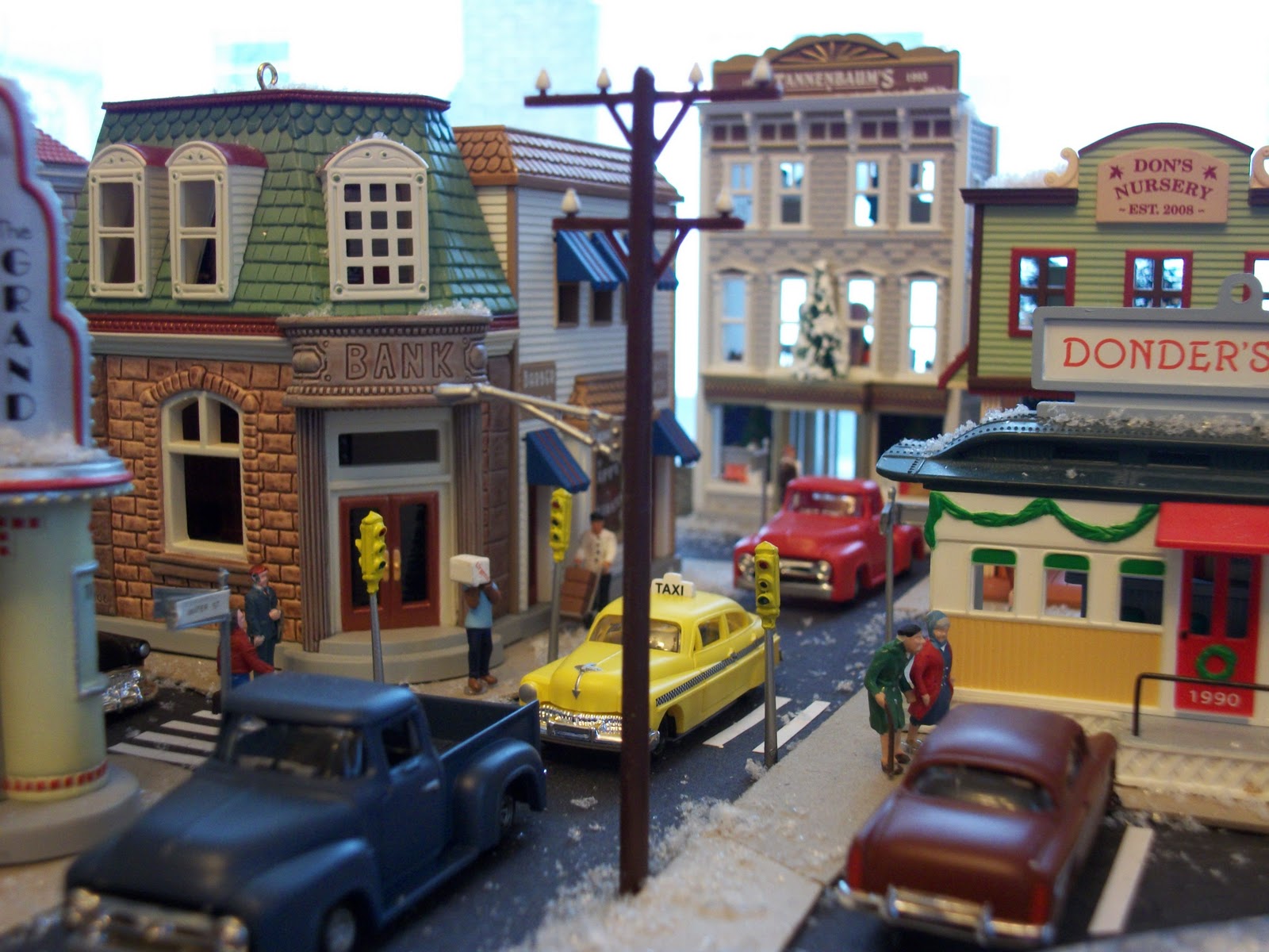 the average designer: Displaying Nostalgic Houses and Shops by Hallmark ...