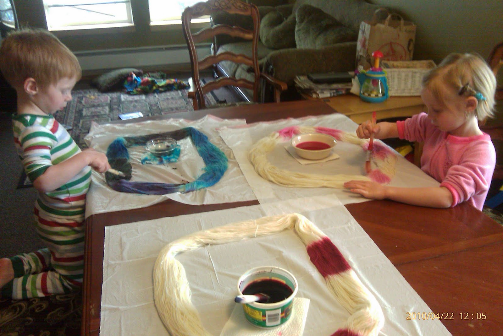 Winding River Fiber Arts: Teaching my kids the art of the fiber arts