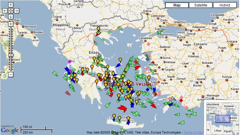 Heres A Realtime Map Of Global Ais Marine Traffic