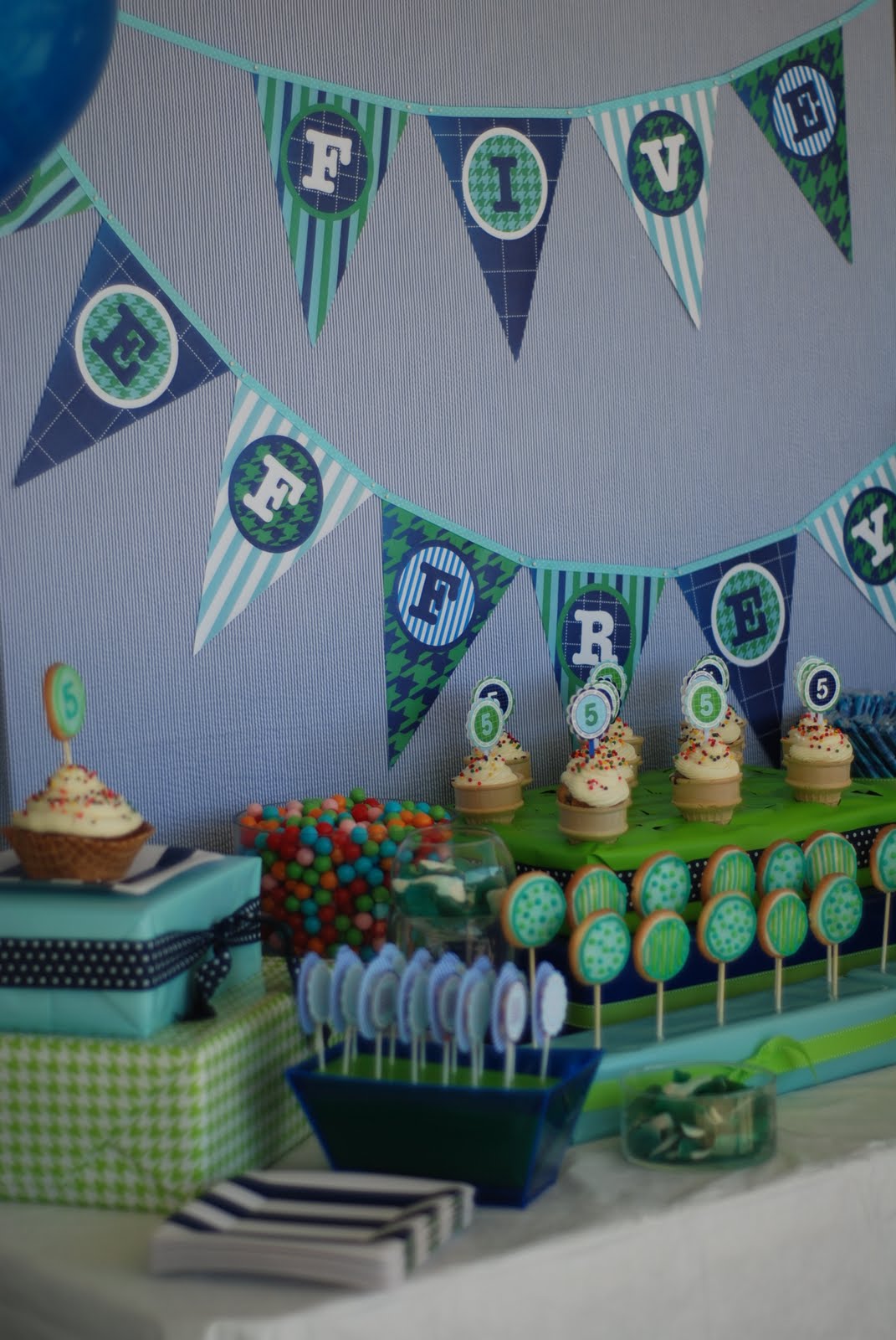 A Blue and Green Splish Splash Pool Party - Anders Ruff Custom Designs, LLC