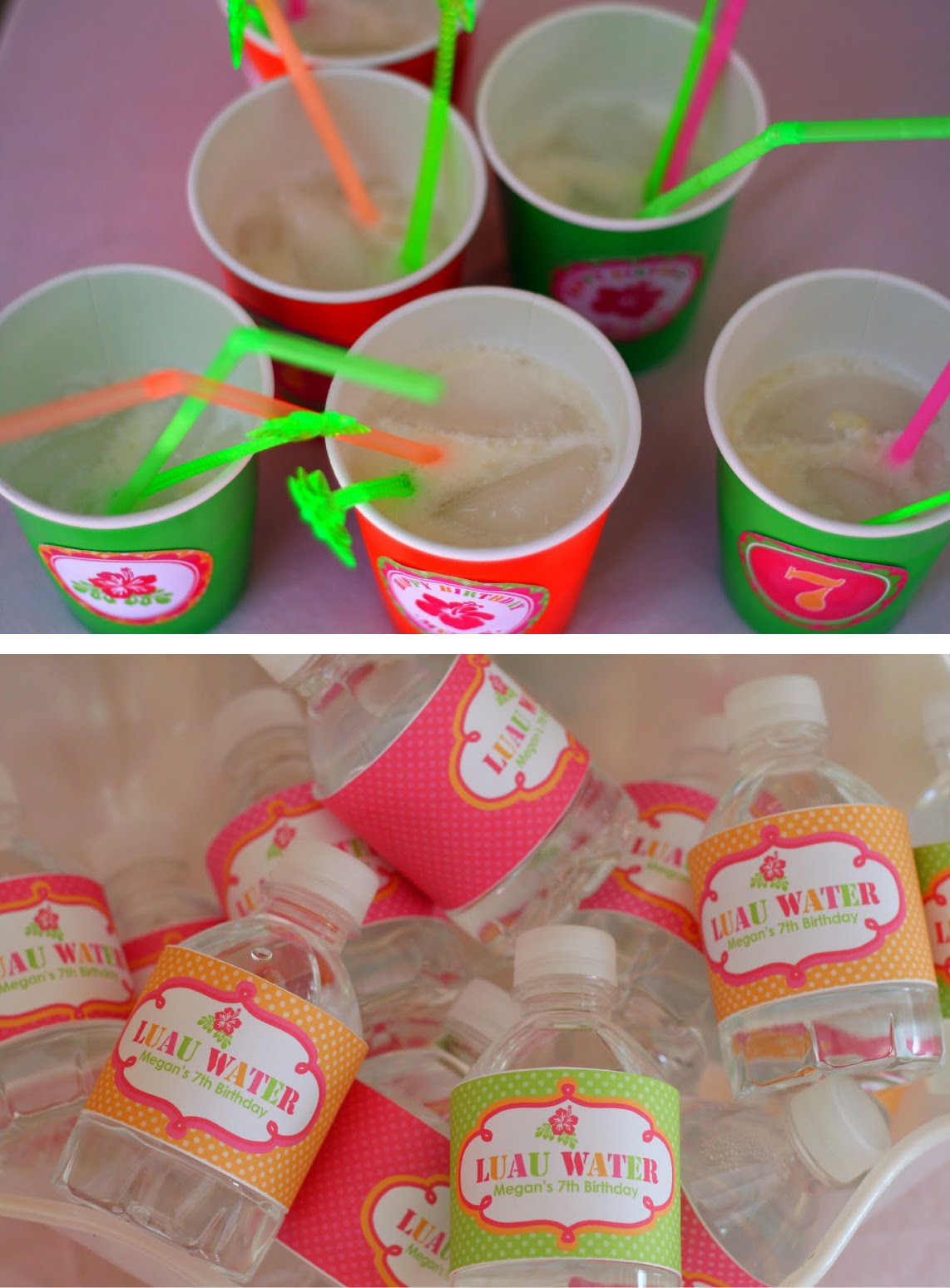 Megan's Luau Pool Party - Anders Ruff Custom Designs, LLC