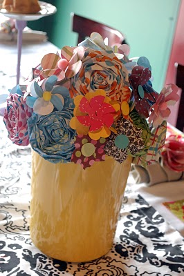 Paper Flower Centerpieces - DIY - Anders Ruff Custom Designs, LLC