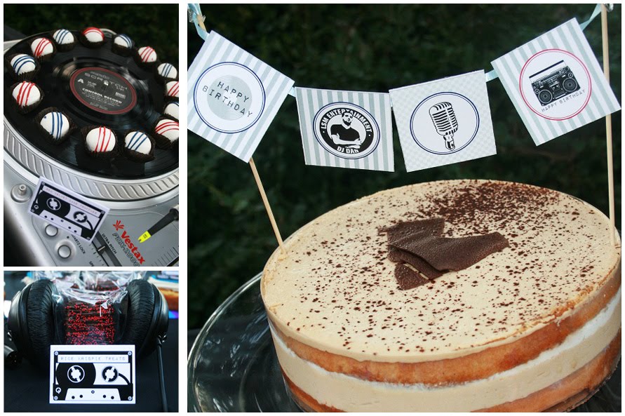 DJ Music Themed Birthday Party - Anders Ruff Custom Designs, LLC