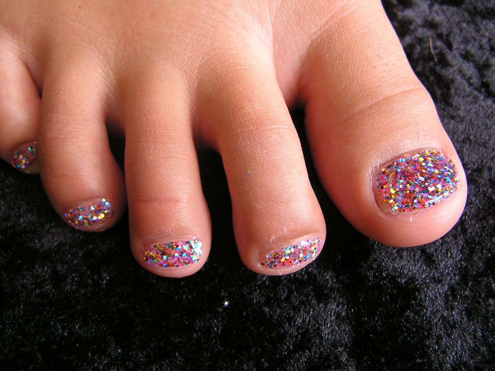 Monkey Inspirations: Glitter Toes!!!